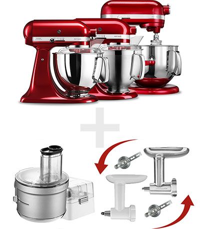 KitchenAid Set: Küchenmaschine mit viel Zubehör